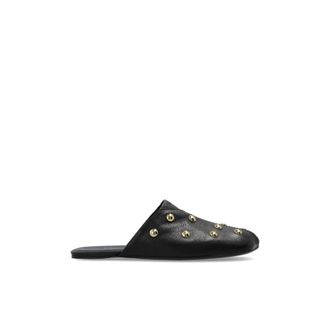 Chlo&eacute; Leder Clogs Rita - - Shoes - Damen - Schwarzk - 37 1/2 EU