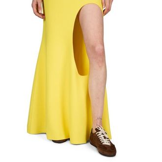A.W.A.K.E. Jupe longue moulante en viscose