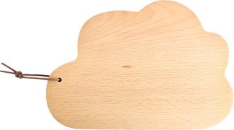 Generic Käsebrett - Holzschneidebrett | Brotbrett Aus | Servierplatte, Wurstbrett | Brotschneidebrett | Wolkenförmiges Serviertablett Für Pizza, Steak, Obst. 