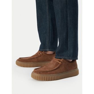 Clarks Halbschuhe Clarks Torhill Lo 26187376 Braun