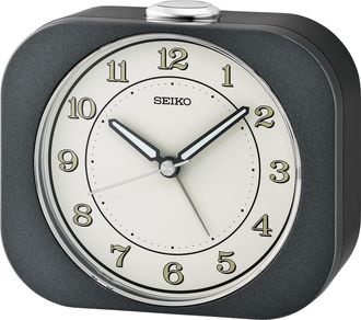 Seiko Clocks Wecker QHE195K, Schwarz, eckig