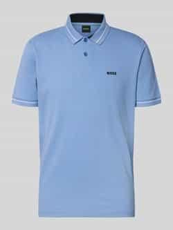 HUGO BOSS Regular Fit Poloshirt aus Baumwoll-Mix Modell PL_Member