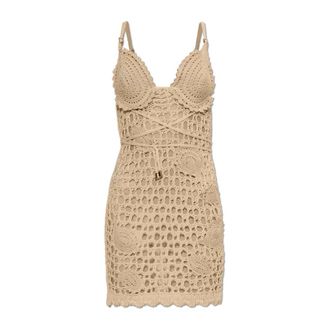 The Attico Il Primo Bagno Collection Kleid - - Dresses - Damen - Beige - XS
