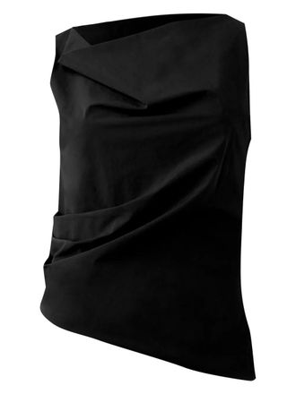 MISCI haut Degagê à design asymétrique - Noir