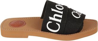 Chlo&eacute; Femme, Chaussures, Noir, Taille: 36 EU Woody Mule