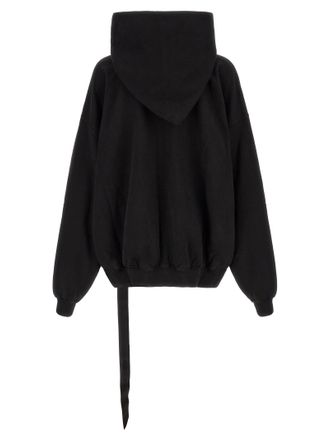 Rick Owens Mens Black Cotton Sweatshirt Clothing