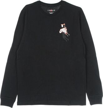 Nike Jordan Homme, Tops, Noir, Taille: XS T-shirt &agrave; Manches Longues