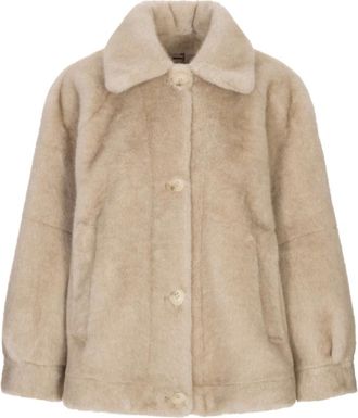 VALENTINI 1972 Valentini 1972, Femme, Vestes, Brun, Taille: 38 FR Veste Style Chemise