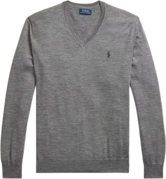 Ralph Lauren Homme, Pulls, Gris, Taille: L maglieria e felpe poliestere