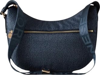 Borbonese Femme, Sacs, Bleu, Taille: ONE Size Sac bandouli&egrave;re