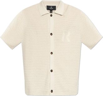 Represent Represent, Homme, Pulls, Beige, Taille: S Cardigan &agrave; manches courtes