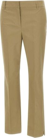 Marella Femme, Pantalons, Vert, Taille: 40 FR Pantalon Cigarette Court