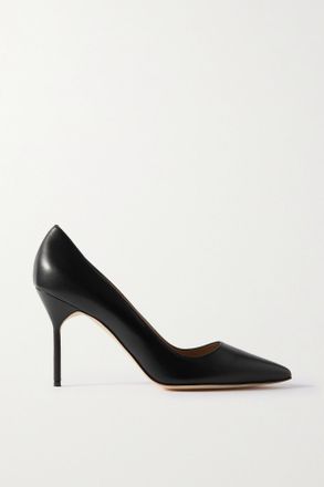 Manolo Blahnik Escarpins En Cuir Bb 90 - Noir