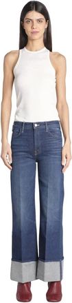 Mother Femme, Jeans, Bleu, Taille: W27 Lil Hustler Roller Sneak Cuff