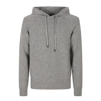 Tom Ford Nahtloser Kaschmir-Hoodie - - Knitwear - Herren - Grau - XL