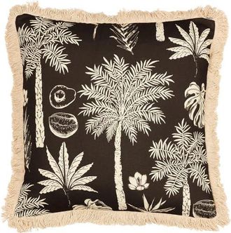 Riva Paoletti Colonial Palm Fransed Kissenbezug