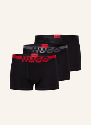 HUGO BOSS Hugo 3er-Pack Boxershorts Split Logo schwarz