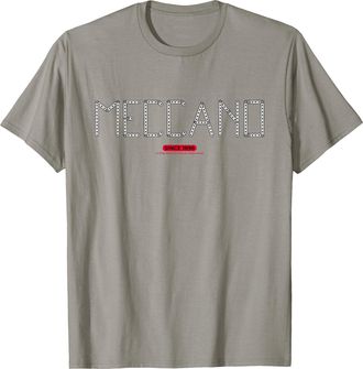 Meccano Streifen Text Logo Modellautos Retro T-Shirt
