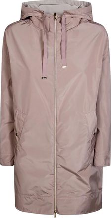 Herno Femme, Manteaux, Rose, Taille: 40 FR Parka Reversibile Taffeta