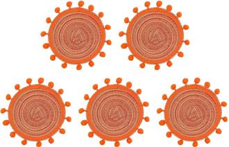 Generico Untersetzer f&uuml;r Getr&auml;nke, saugf&auml;hig, 5 St&uuml;ck, Boho, rutschfest, modern, &auml;sthetisches Untersetzer-Set f&uuml;r Kaffeetisch, f&uuml;r Tasse, Sch&uuml;ssel, Flasche, Sc