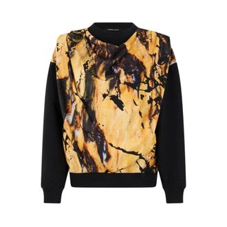 Roberto Cavalli Damen, Sweatshirts & Hoodies, Mehrfarbig, LGröße