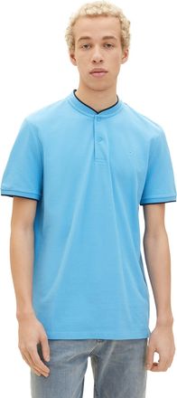 Tom Tailor Herren Poloshirt mit Stehkragen