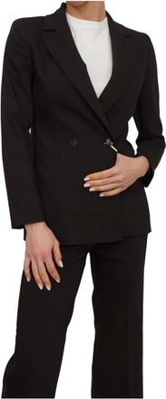 Marella Femme, Vestes, Noir, Taille: 40 FR Emmrum1 Veste Crois&eacute;e