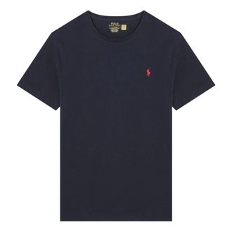 Polo Ralph Lauren Kurz&auml;rmeliges T-Shirt mit Rundhalsausschnitt - - Tops - Herren - Schwarzk - S
