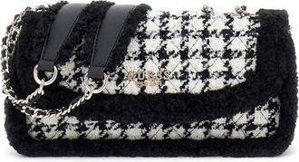Guess sac à épaule bandoulière Christi Convertible Xbody Flap Black Multi blanc