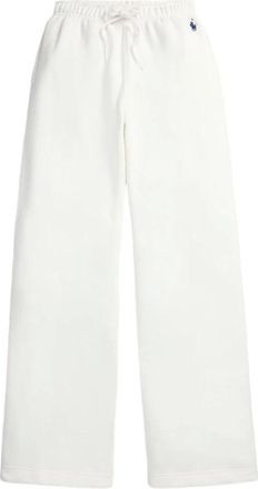 Ralph Lauren Femme, Pantalons, Blanc, Taille: 38 FR Logo Track Pants