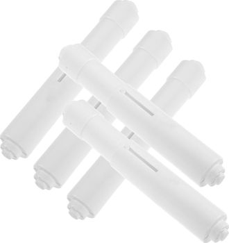 Aboofan 5 St&uuml;ck Teiliges Toilettenpapierhalter Ersatzstangen aus Robustem Abs Federbelastete Papierhalter f&uuml;r Wandmontage Passend f&uuml;r Wc Papierrollenhalter im