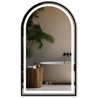 Rea Spiegel Led 60x100cm Dash Black