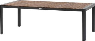 Hesperide Hesperide - Table de jardin rectangulaire Paradize noyer & graphite 10 places en aluminium - Hesp&eacute;ride