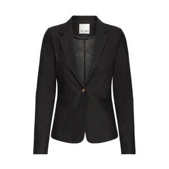 Ichi Ichi, Femme, Vestes, Noir, Taille: 36 FR Ihkate Denim Blazer