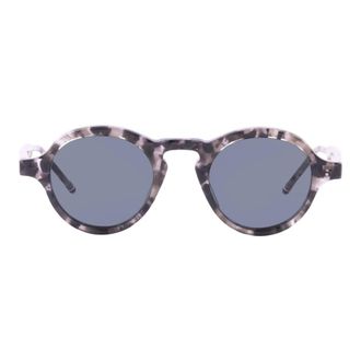 Thom Browne Elegante Runde Sonnenbrille Dunkelgrau Blau - - Accessories - Herren - Mehrfarbig - ONE SIZE