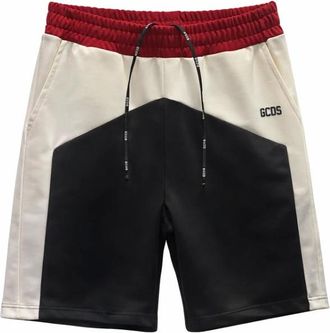 GCDS Gcds, Homme, Shorts, Noir, Taille: XS Color Block Long Shorts