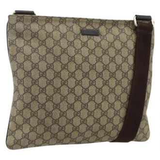Gucci Pre-owned Leather Cross Body Bag - - Pre-owned - Damen - Beige - ONE SIZE