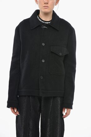 Stella McCartney Car Coat EVERT Aus Wolle Einfarbig Stella McCartney