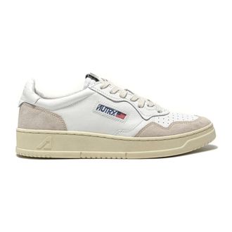 Autry Femme, Chaussures, Blanc, Taille: 36 EU Medalist Low Baskets