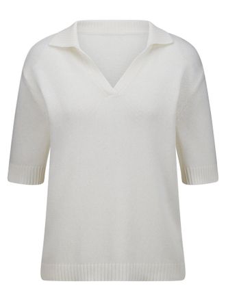 Peter Hahn Pullover Polokragen Peter Hahn weiss