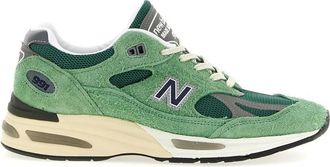 New Balance Low-Top Sneaker - Made In Uk 991V2 Sneakers - Gr. 9_5 - in Gr&uuml;n - f&uuml;r Damen