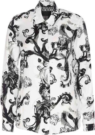 Versace Jeans Couture Femme, Blouses et Chemises, Blanc, Taille: 42 FR Chemises