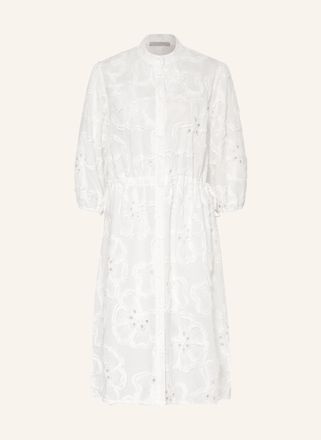 Lilienfels Lilienfels Kleid Mit Lochspitze Und 3/4-Arm weiss