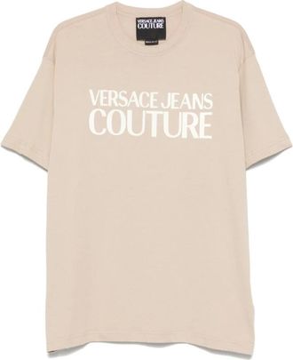 Versace Jeans Couture Homme, Tops, Beige, Taille: M 80Gaht01 Cj00T T-Shirt