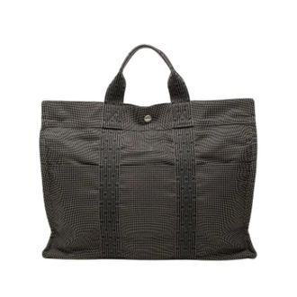 Herm&egrave;s Pre-owned Herline Tote MM - Femme - Pre-owned - Gris - Taille: ONE Size