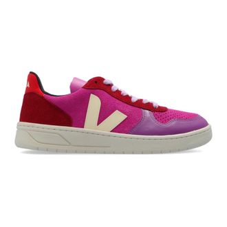 Veja V-10 Suede Sneakers - - Shoes - Damen - Rosa - 36 EU