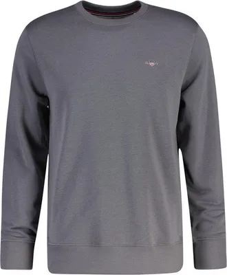 GANT Sweatshirt REG SHIELD C-NECK SWEAT mit Logostickerei auf der Brust