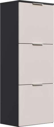 Magnolia Home Schuhschrank Domus-L mit 3 Klappen f&uuml;r 12 Paar Schuhe