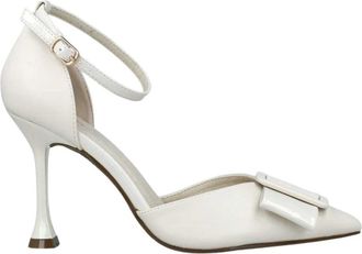 Menbur Femme, Chaussures, Blanc, Taille: 40 EU Decollet&egrave; cinturino fiocco