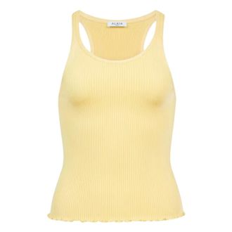 Alaia &Auml;rmelloses Oberteil - - Tops - Damen - Gelb - XS